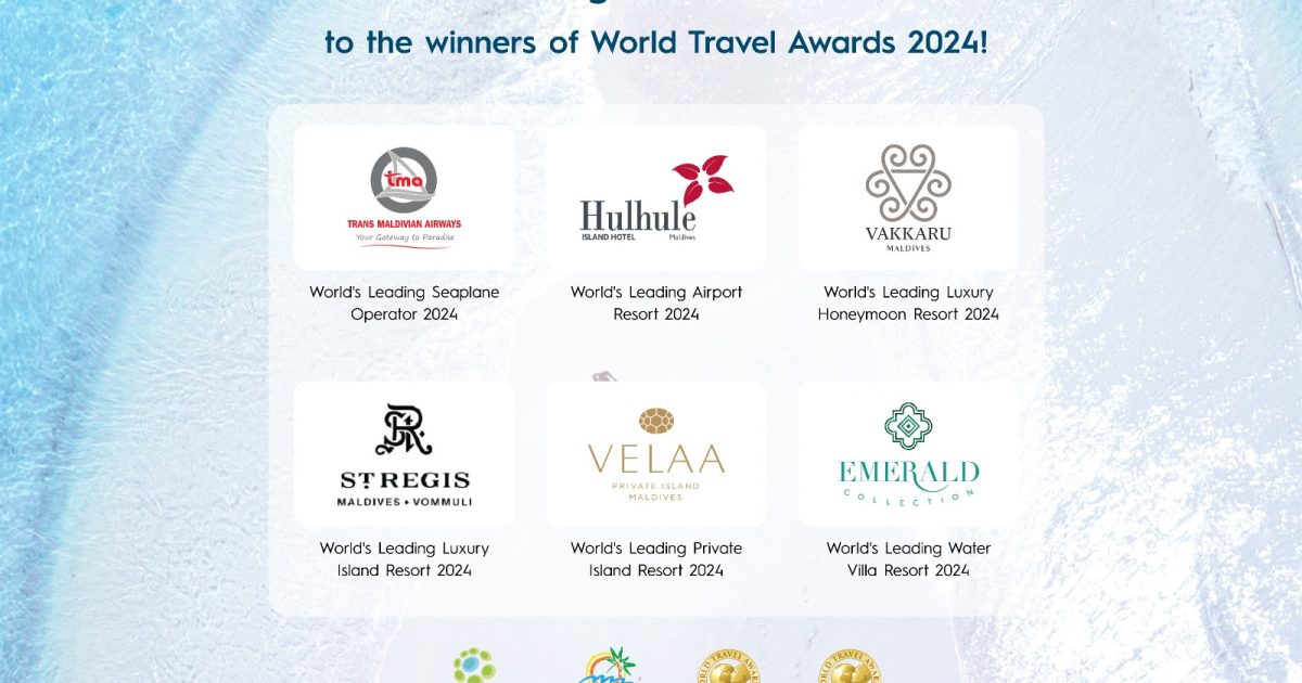 Maldives Wins prestigious 9 Categories at the World Travel Awards 2024 ...